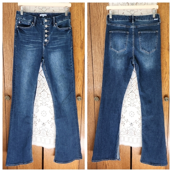 Dear John | Jeans | Dear John Stella High Rise Slit Bootcut Jeans ...